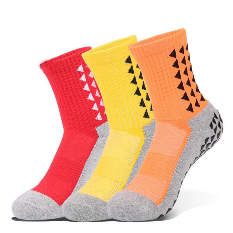 1 Pairs Football Socks Sweat-absorbing Socks Rubbe... – Vicedeal