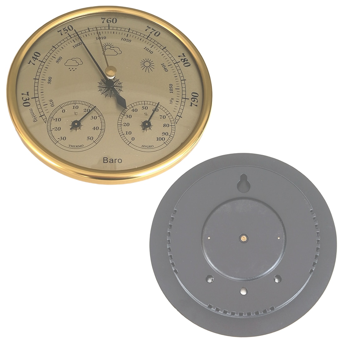 Thermometer Hygrometer Barometers 3 In 1 Wandmonta... – Grandado