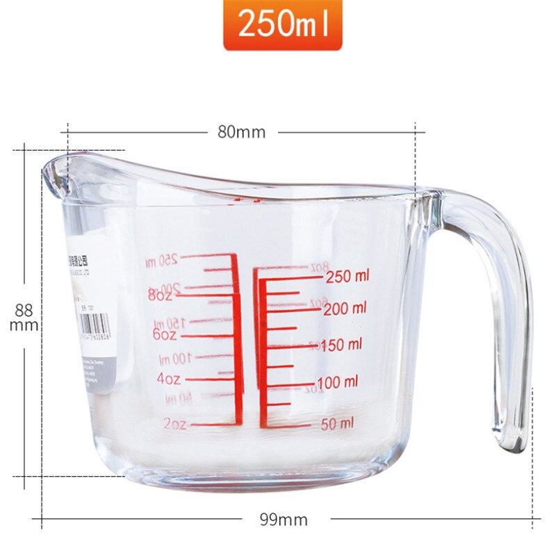 High Temperature Resistant Glass Measuring Cup Wit... – Grandado