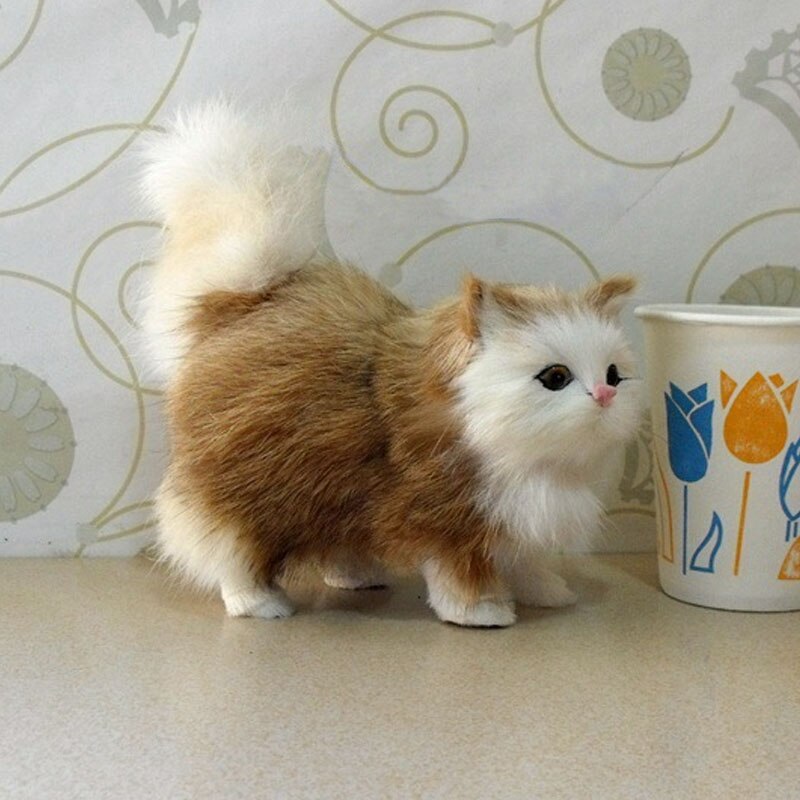 Mini Simulation Plush Soft Cat Toys Decoration Sou... – Grandado Mini Simulation Plush Soft Cat Toys Decoration Sou... – Grandado