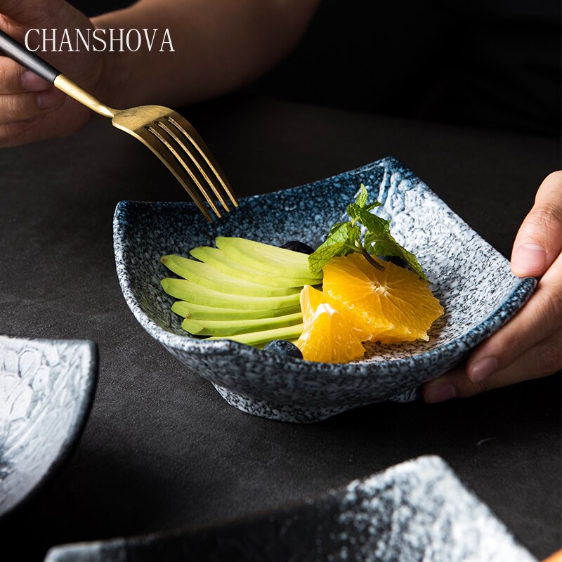 CHANSHOVA Chinese Retro Under Glazed Ceramic Salad... – Grandado