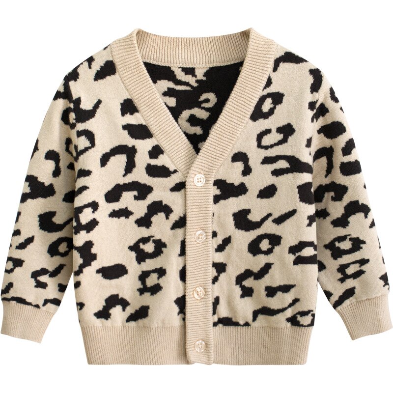 Girls Cardigans Baby Girl Clothes Leopard Print Gi... – Grandado