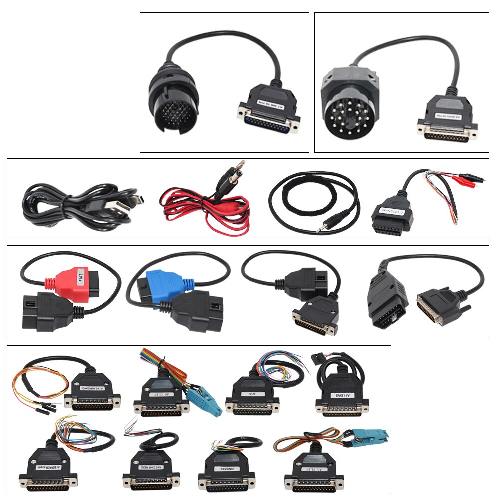 Full Set Cable Ecu Wire for Carprog Programmer for... – Vicedeal