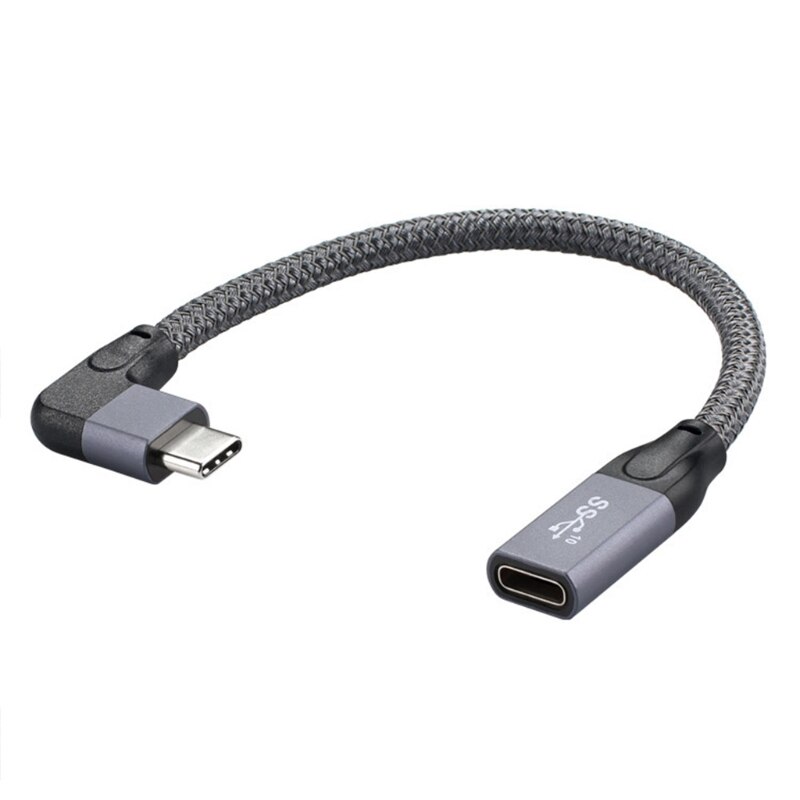 100W PD 5A Curved USB3.1 Type-C Extension Cable 4K... – Grandado