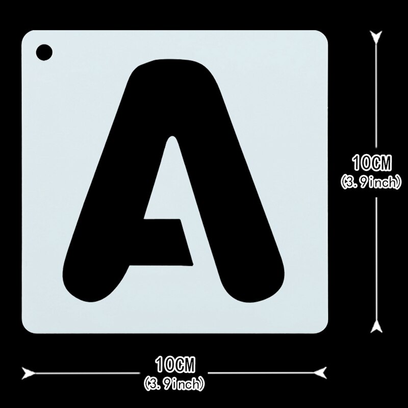 36 Templates + 2 Brushes/Sets Alphabet English Let... – Vicedeal