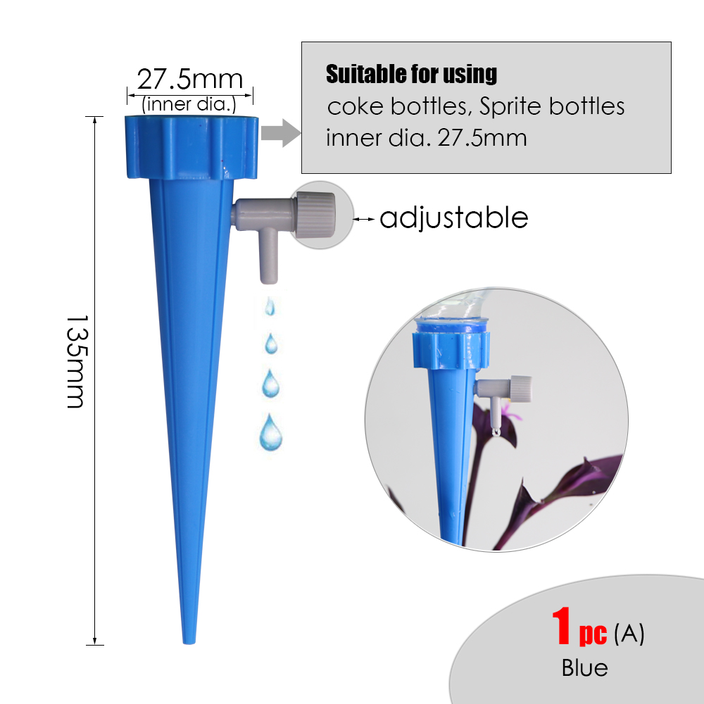 MUCIAKIE 1PC Adjustable Dripper on Stake Automatic... – Vicedeal