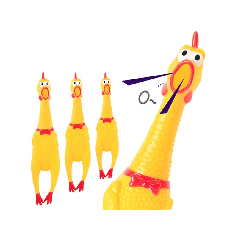 Screaming Chicken Squeeze Sound Toy Pets Dog Toys ... – Vicedeal