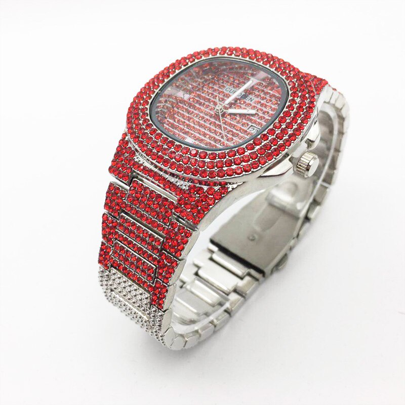 ICE-Out Bling Diamond Luxury Watch Men Gold Hip Ho... – Grandado