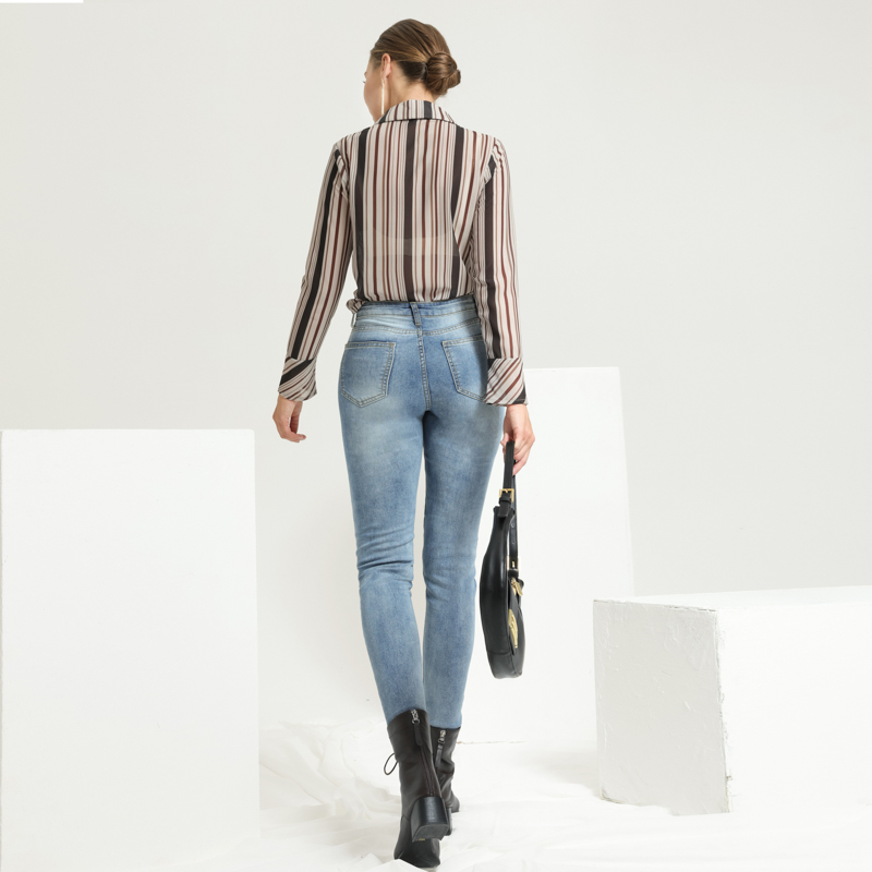 High Street Women's Jeans OL Causal High Waist... – Grandado