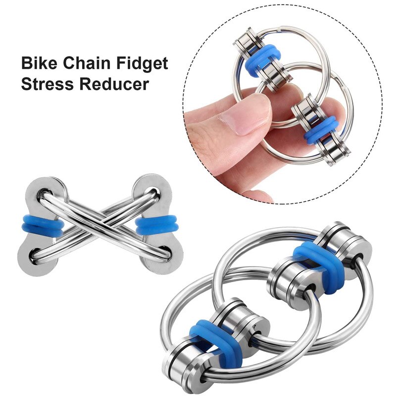 3Piece Bike Chain Fidget Toy Sensory Ring Juguete ... – Grandado