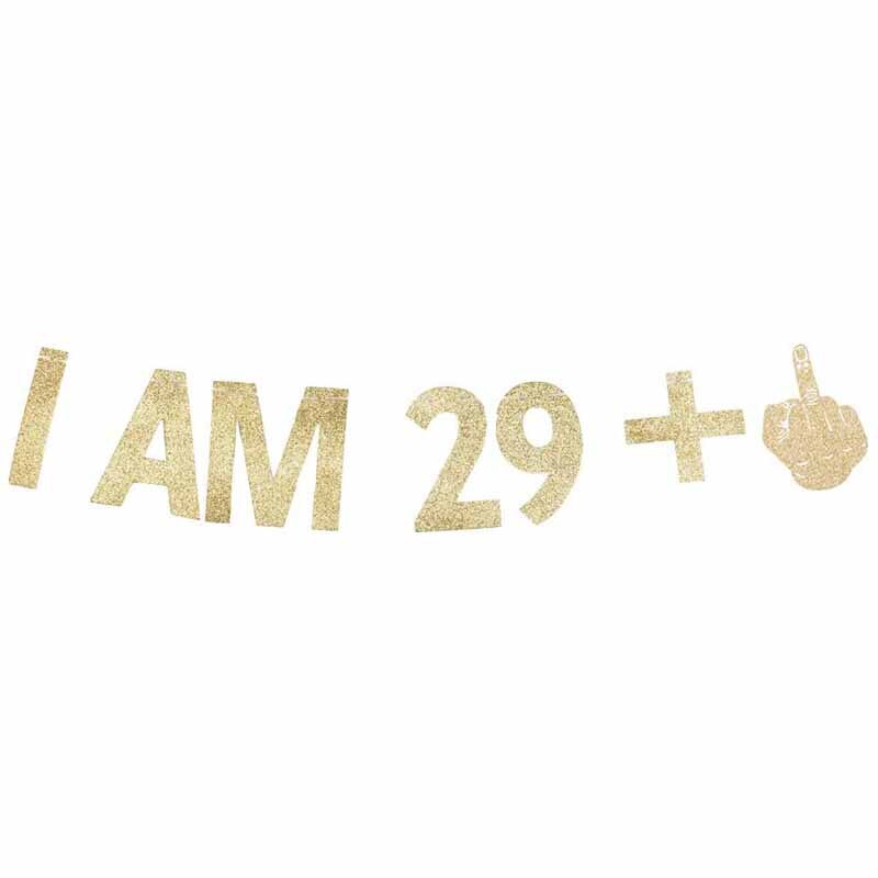 I am 29+1 banner 30th pynt til fødselsdagsfest – Grandado
