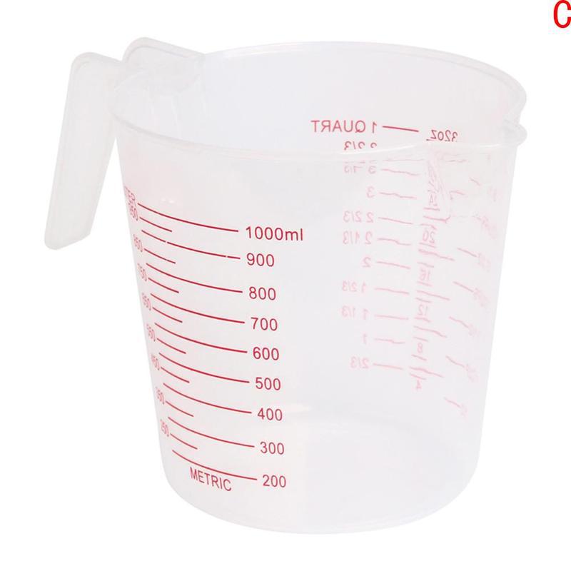EZLIFE Plastic Transparent Measuring Cup with Scal... – Grandado