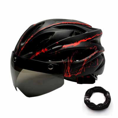 Cool Fietshelm Zwart Bril Ultralight Patroon Fiets... – Grandado