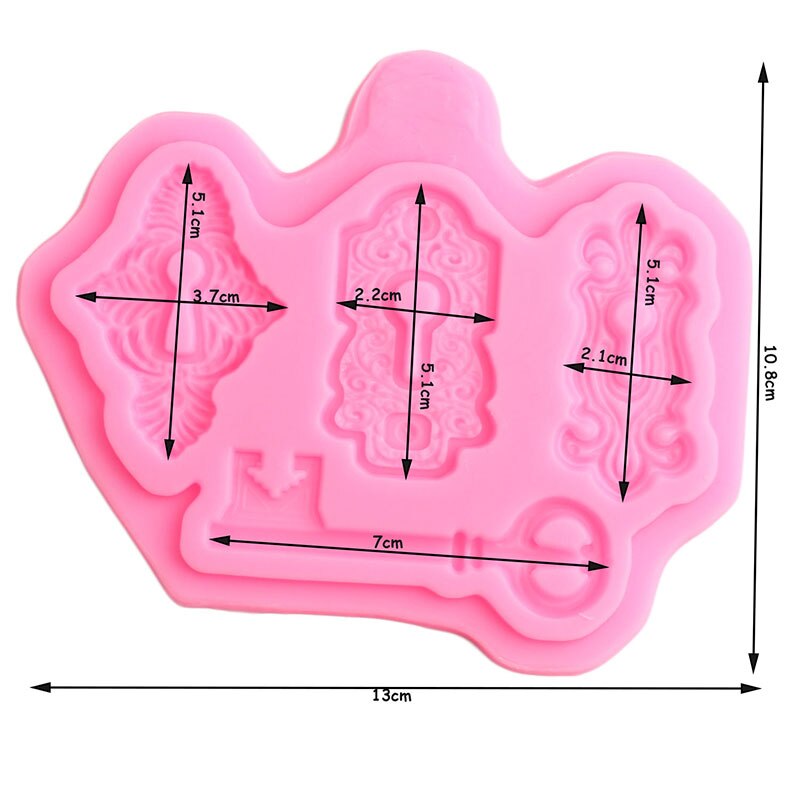 Antique Key Lock Plate Silicone Mold Steampunk Cup... – Grandado