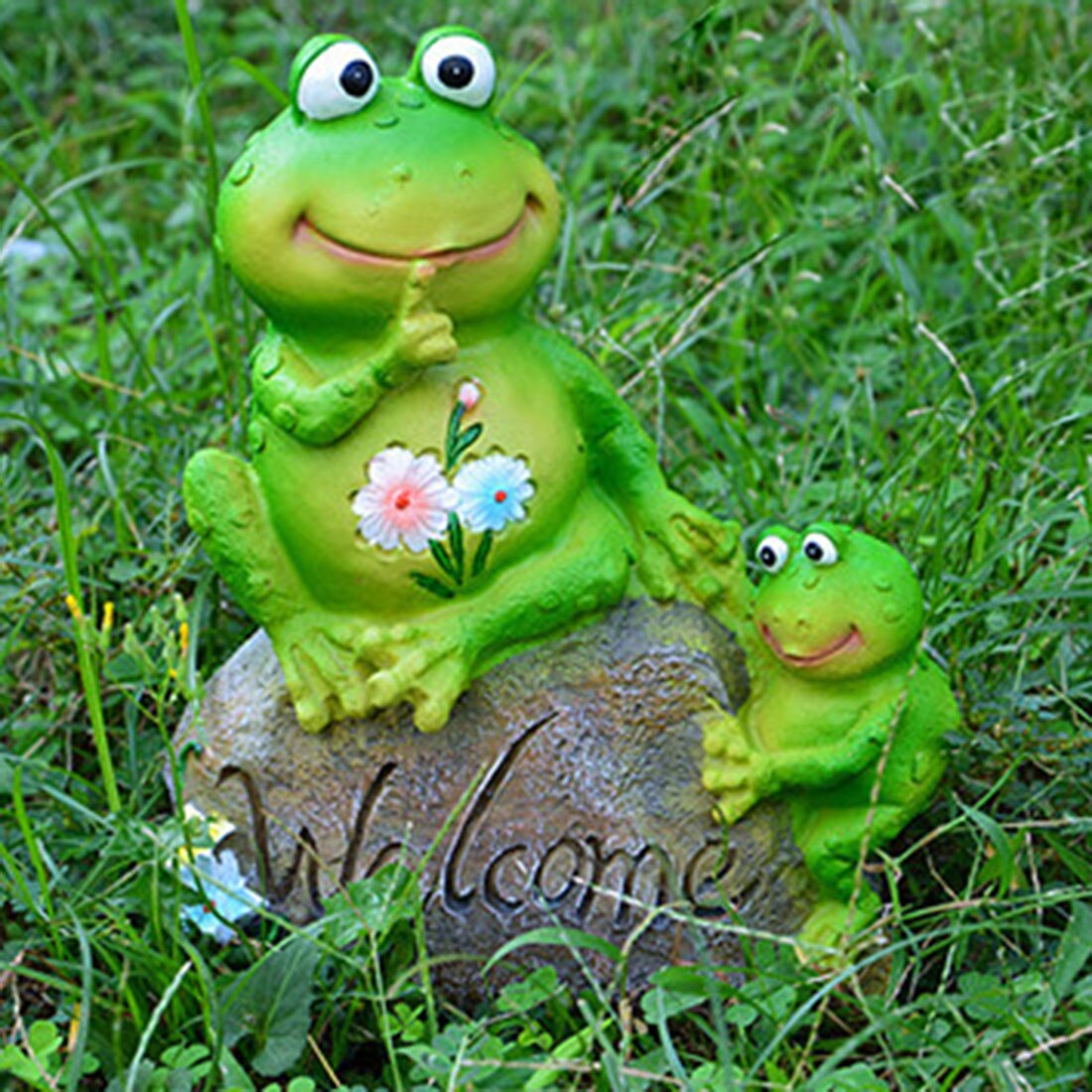 Cute Resin Statue Garden Store Decorative Frog Scu... – Vicedeal