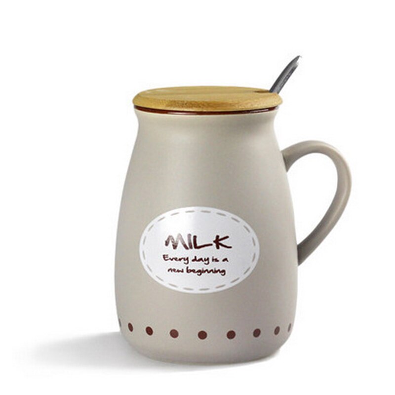 4 stil Frühstück milch kaffee becher 500ml, nette ... – Vicedeal