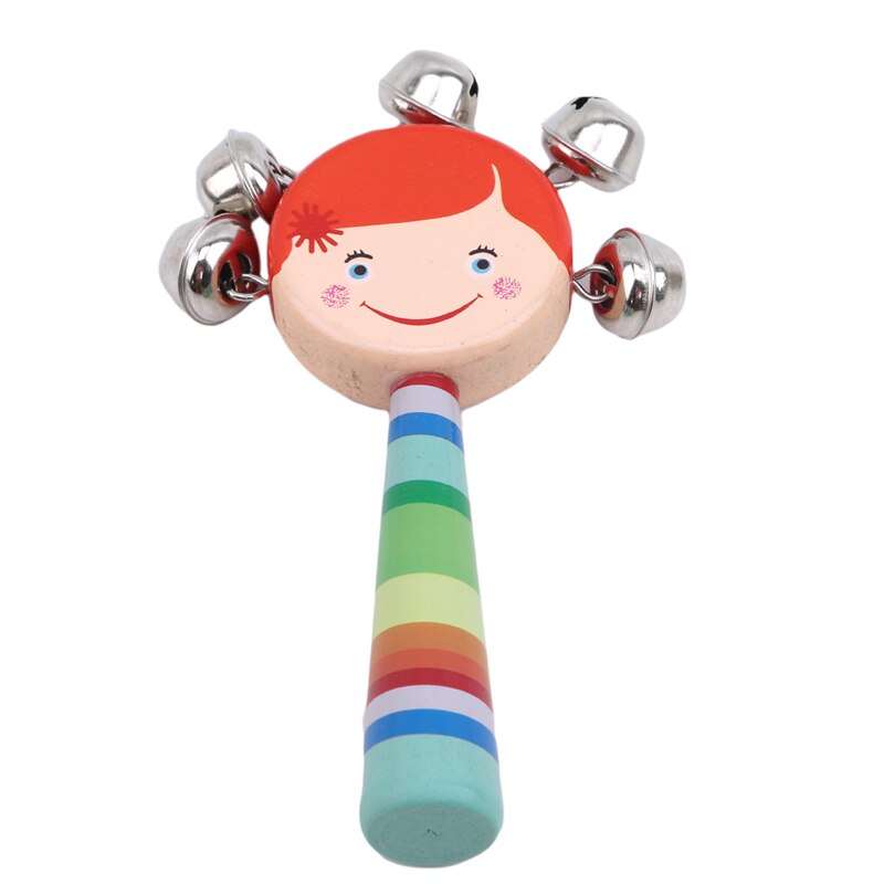 Wooden Maraca Bell Baby Toys Children's Wooden Car... – Vicedeal