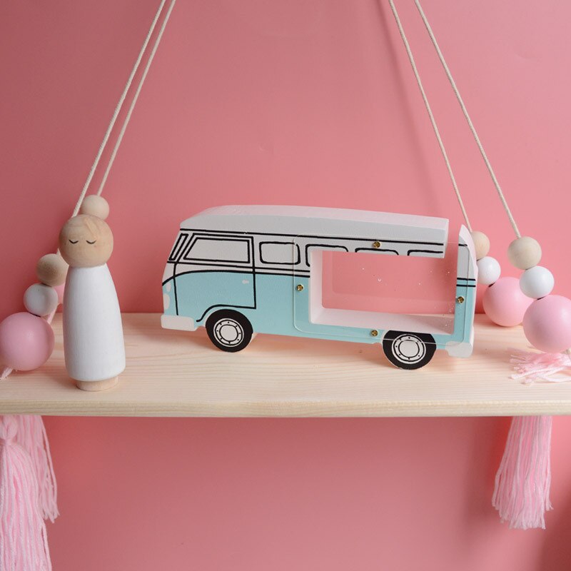 Hout Camper van Vormige Spaarpot Auto Vorm Bespari... – Vicedeal
