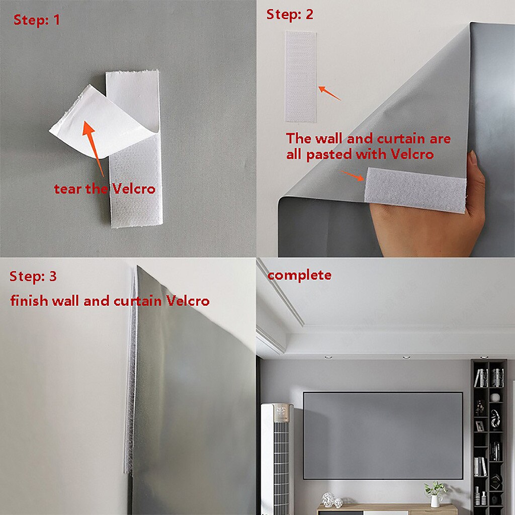 projector screen LEJIADA 16:9 3d HD Projector Curt... – Vicedeal