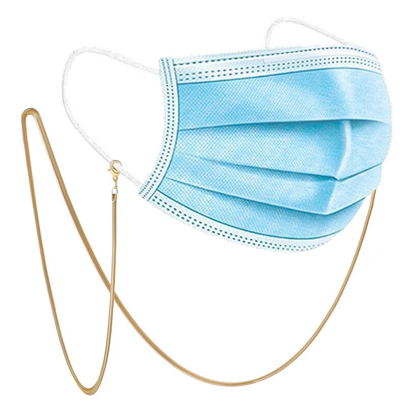 Gold Color Link Chain for Masks Women Eyeglasses S... – Vicedeal