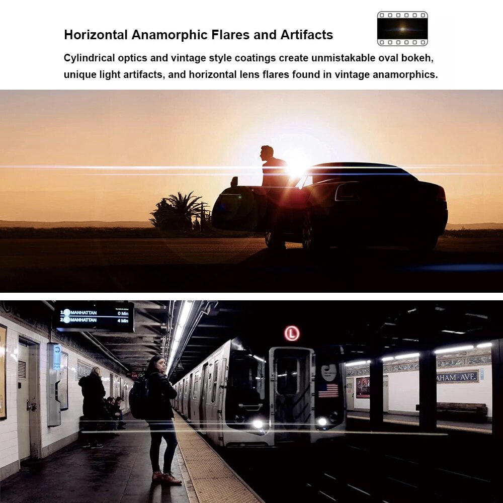 APEXEL Anamorphic Lens 1.33X Widescreen Movie Lens... – Grandado