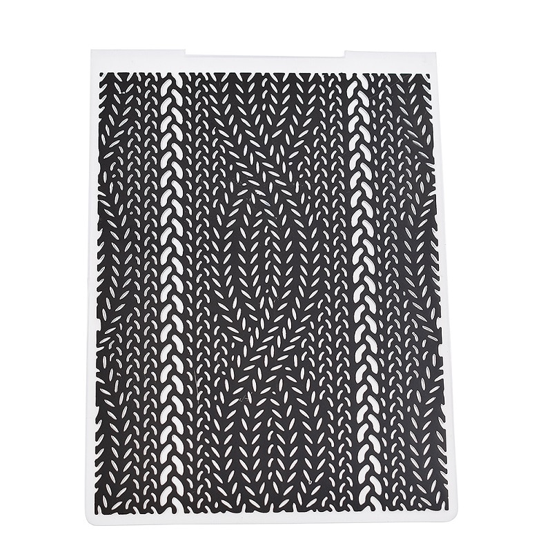 1 PC Rope Pattern Plastic Embossing Folders Paper ... – Grandado