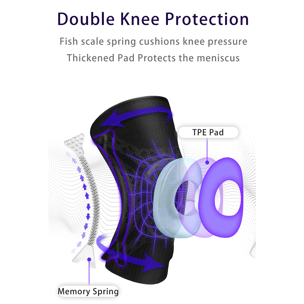 1PC Sports Knee Pads Compression Elastic Knee Supp... – Grandado