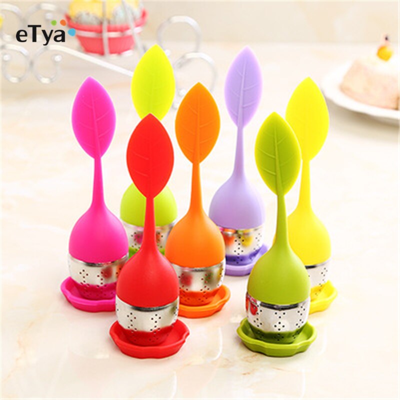 Tea Strainer Sweet Leaf Cute Mr Teapot Silicone Te... – Grandado