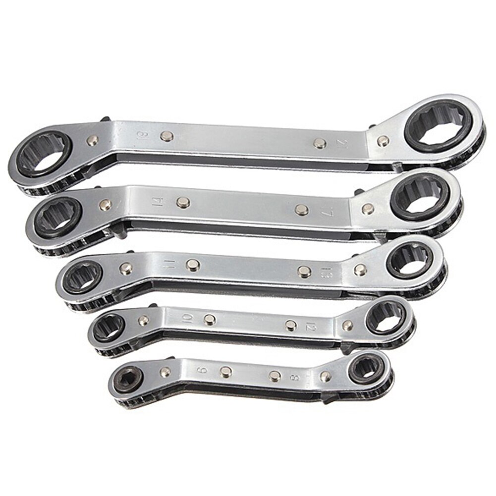 4 Sizes Ratchet Spanner Combination Wrench A Set o... – Grandado