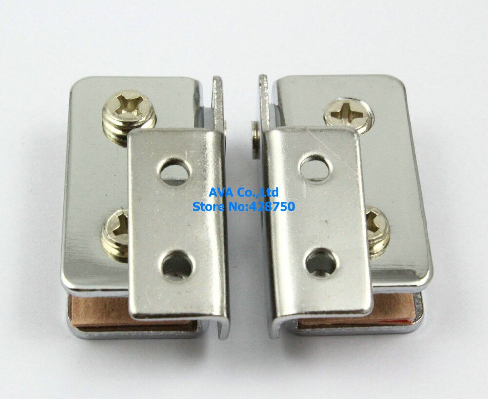 4 Pieces Cabinet Glass Pivot Door Hinge Clamps For... – Vicedeal