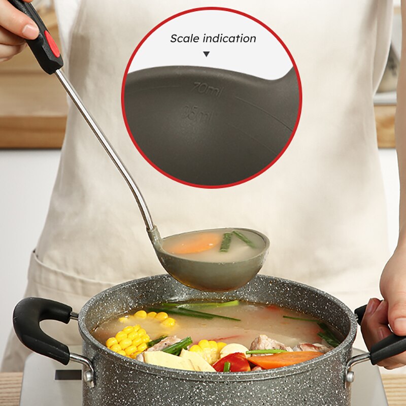 COOKER KING Silicone Ladle Heat Resisitance Kitche... – Vicedeal