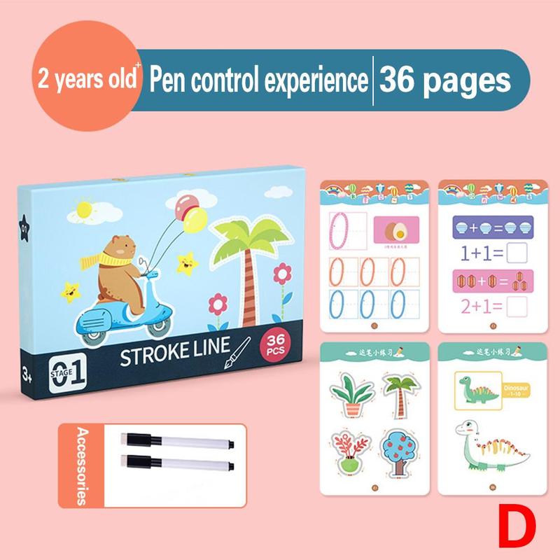 Pen Control Training Copybook Concentration Traini... – Grandado