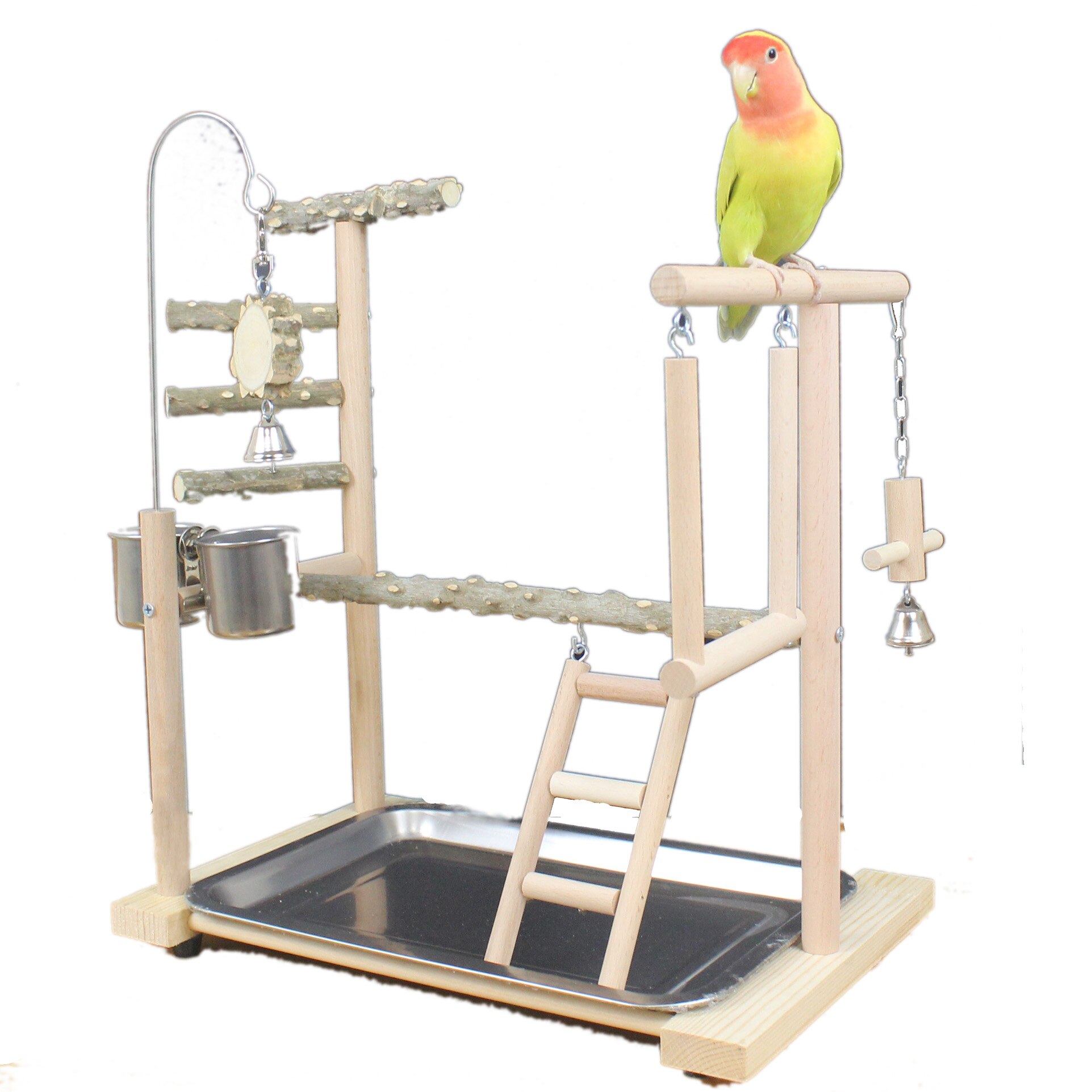 Natural Living Playground for Parrot Bird Swing Cl... – Grandado
