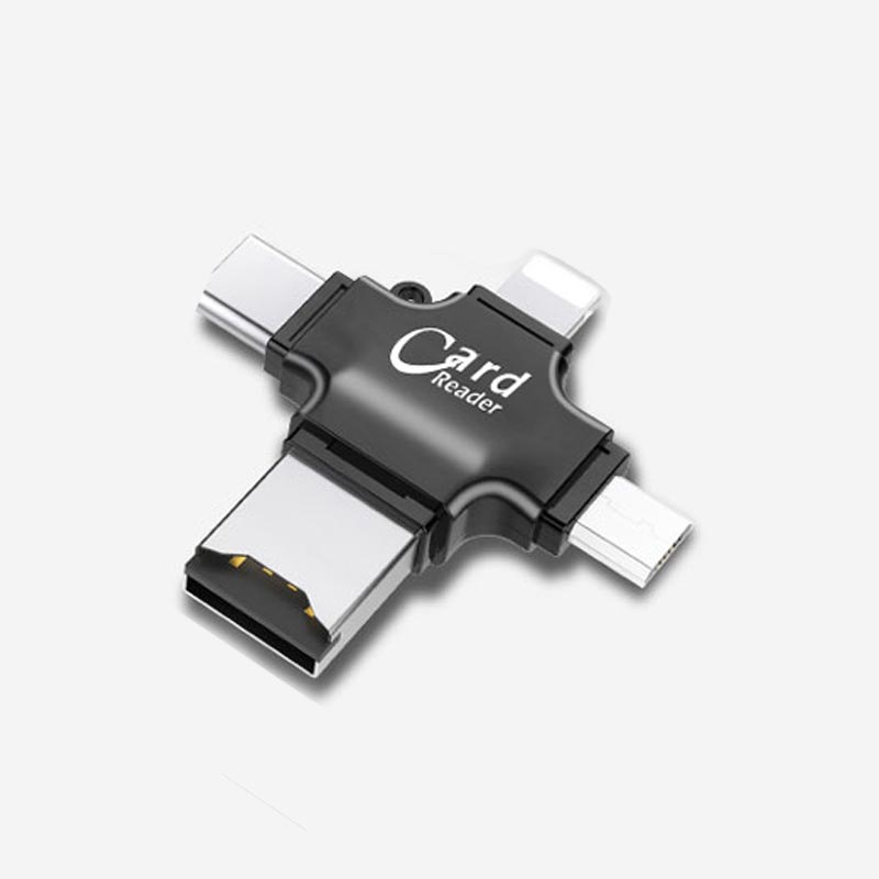 4 in 1 SD Card Reader Type c Micro SD Card Reader ... – Vicedeal
