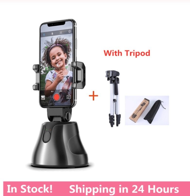 Smart 360° Selfie Shooting Gimbal Face Object Trac... – Grandado