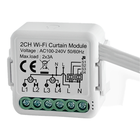 ZigBee/Wifi Smart Curtain Switch Module 2 Gang For... – Grandado