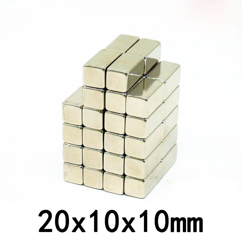 20/30/50pcs 20x10x10 mm Super Cuboid Block N35 Mag... – Grandado