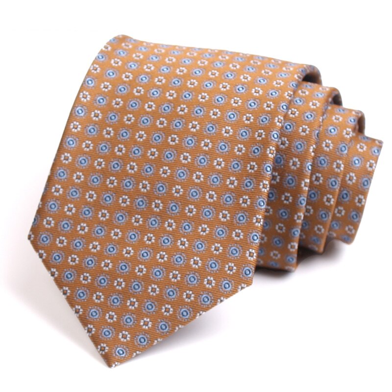 Gentleman Business Tie 8CM Wide Khaki Necktie For ... – Grandado