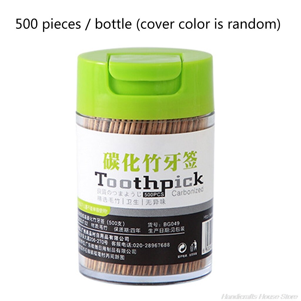 800 Stuks Wegwerp Verkoolde Houten Tandenstokers S... – Grandado