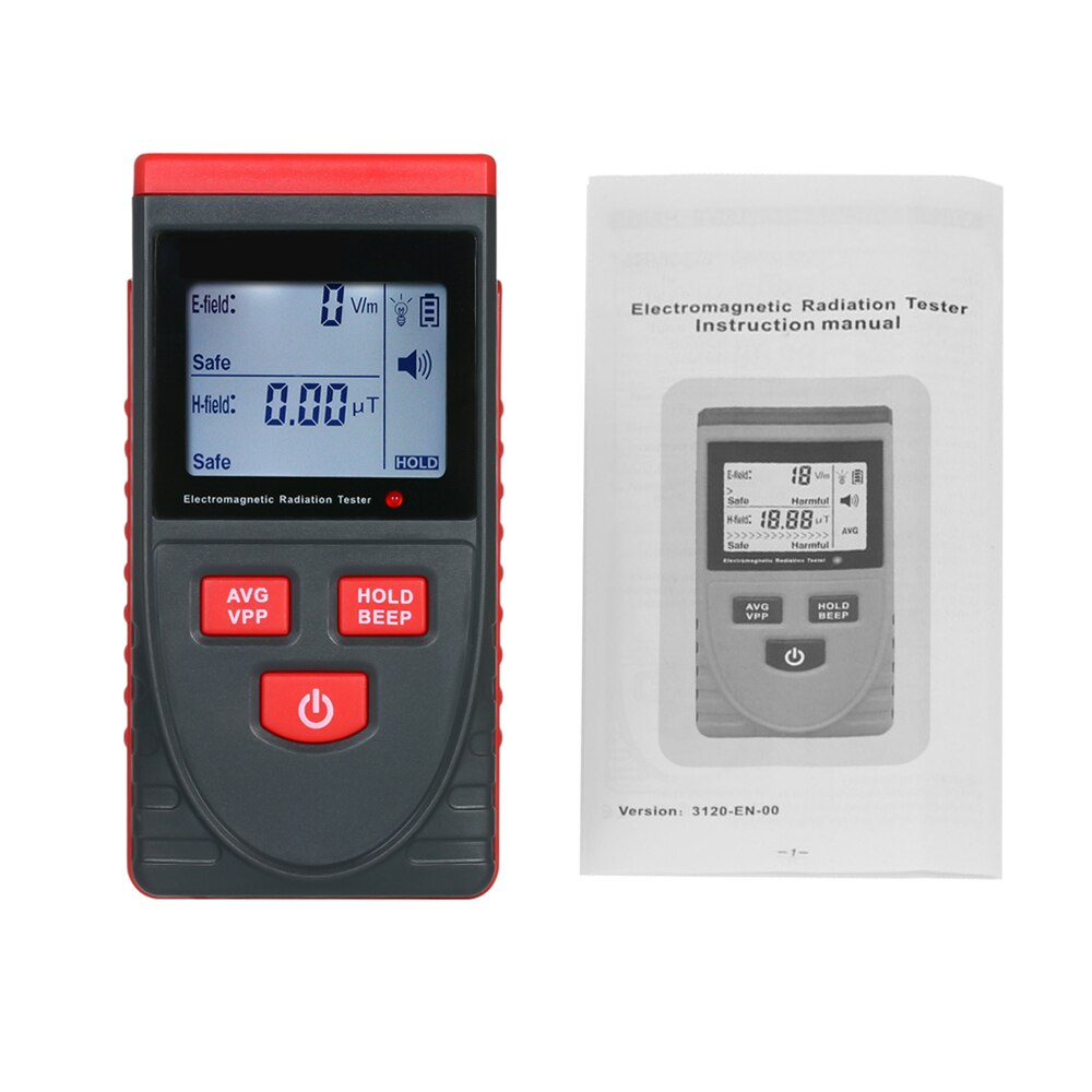 WT3120 EMF Meter Dosimeter Digital LCD Electromagn... – Grandado