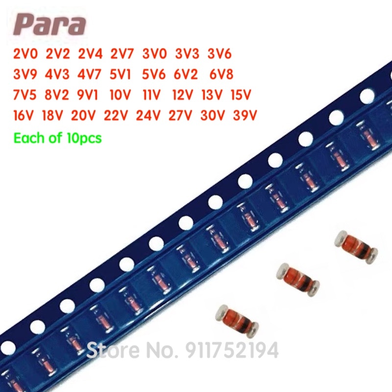 300PCS/LOT LL34 1/2W 2V-39V SMD Zener diode packag... – Vicedeal