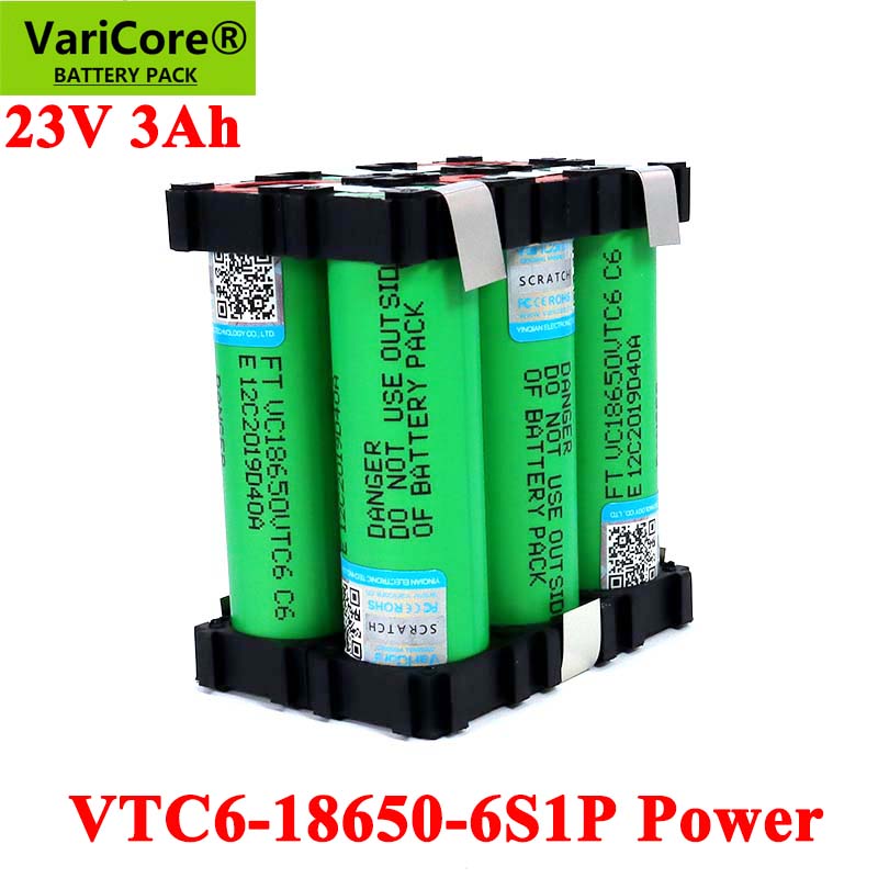 VariCore 18650 VTC6 6S1P 3000mAh High power 20 amp... – Grandado
