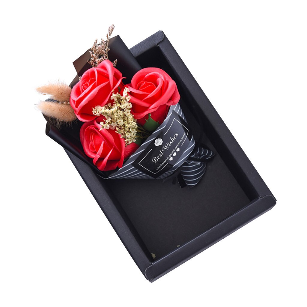 Flower Soap Rose Valentine's Day Diy Soap Flower R... – Grandado