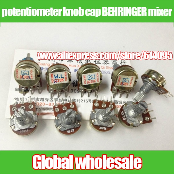 10 st 148 typ enkelledspotentiometer / b500 europ... – Grandado
