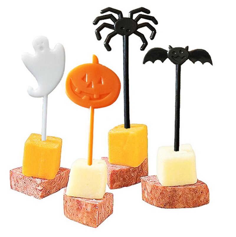 8pcs Halloween Fruit Forks Cartoon Snack Cake Dess... – Grandado