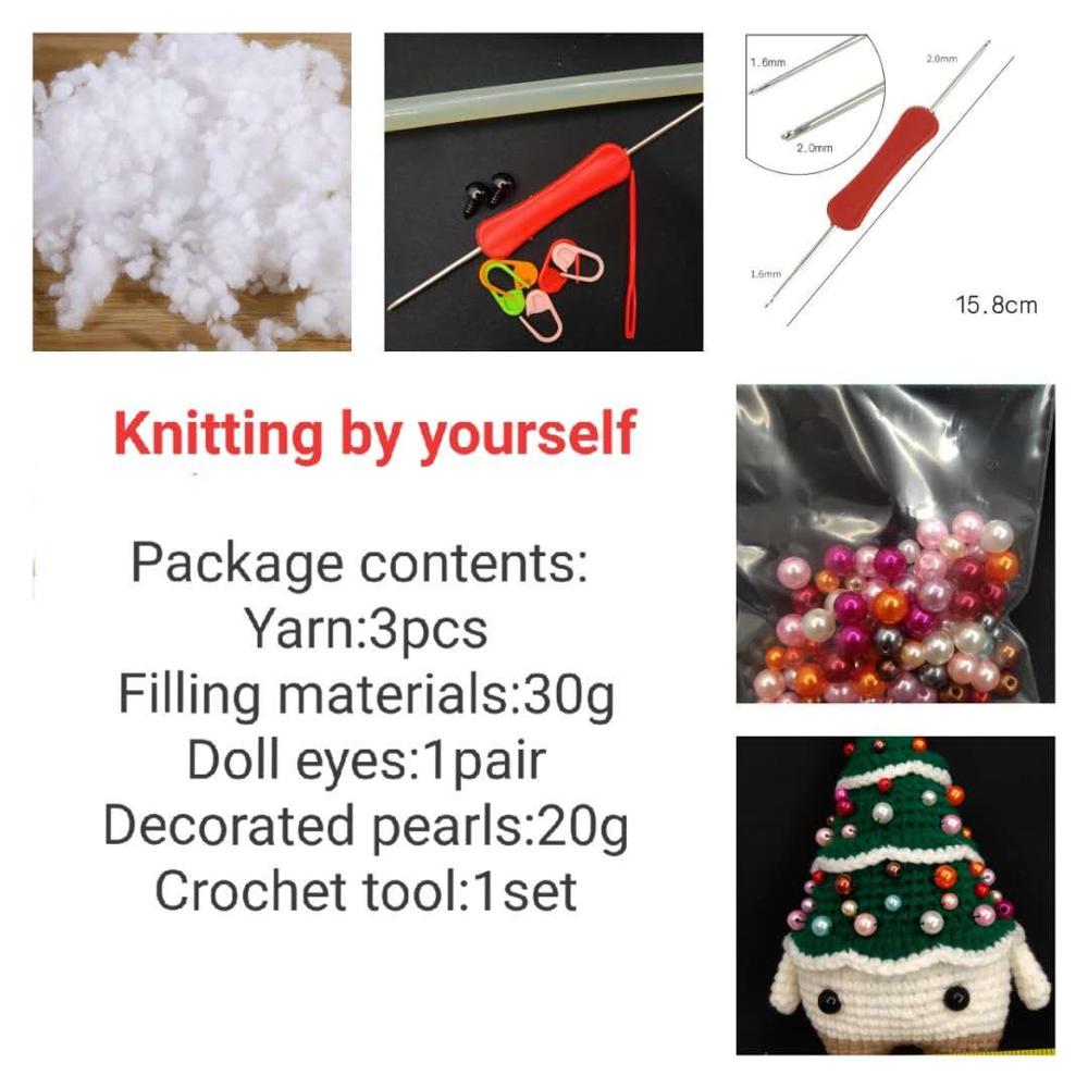 Färdig oavslutad handgjord virkad ull dockor mater... – Vicedeal