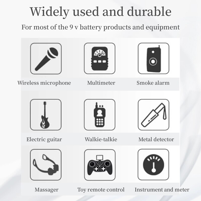 Doublepow 9V 650 mAh Rechargeable Battery USB Andr... – Vicedeal