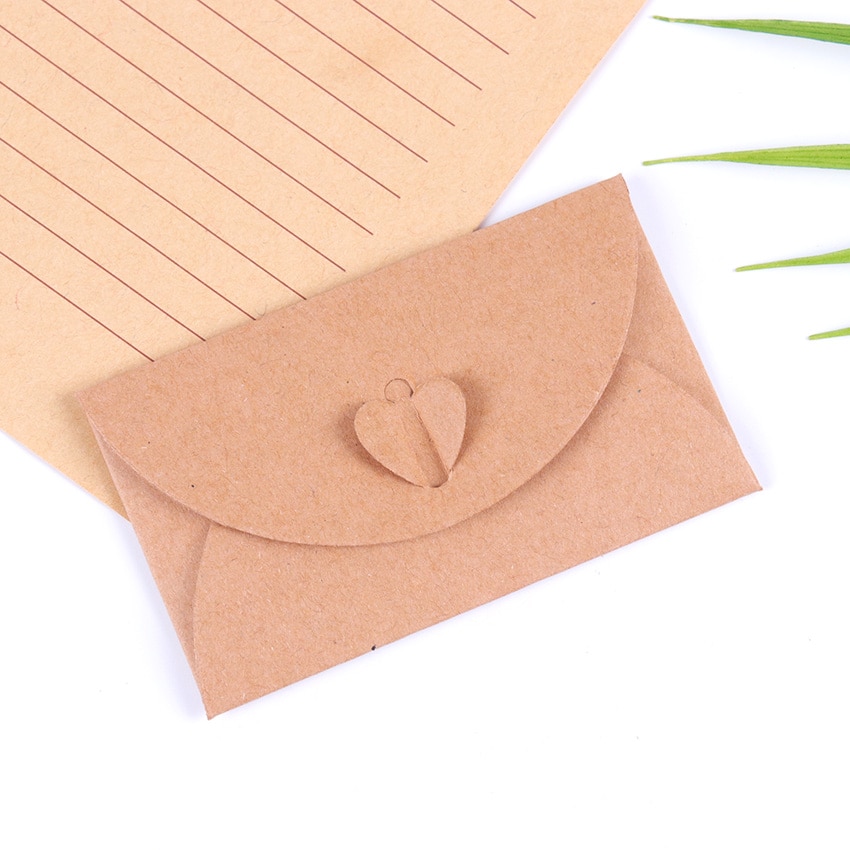 10PCS Vintage European Love Button Envelope DIY Kr... – Grandado