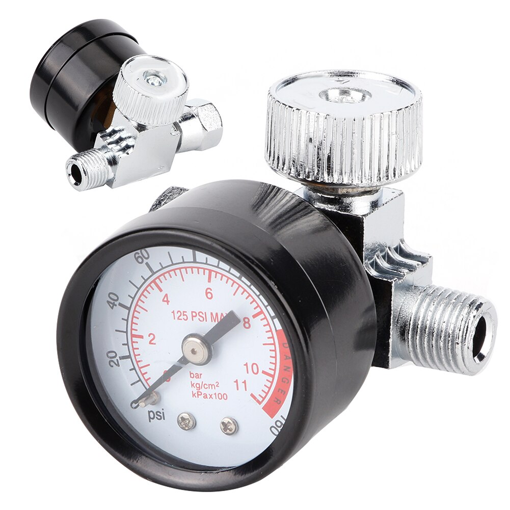 Sprøjte luftregulator trykmåler filter pneumatisk kontrol bsp gevind 0- – Grandado