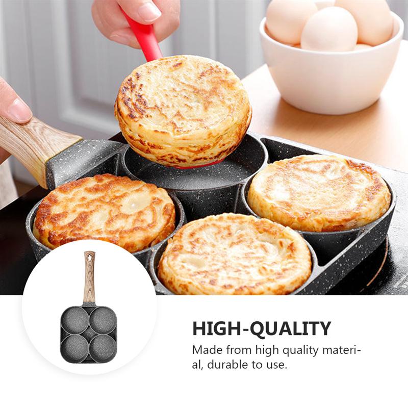 1pc 4-Cup Egg Cooking Prop Non Stick Frying Pan Br... – Grandado